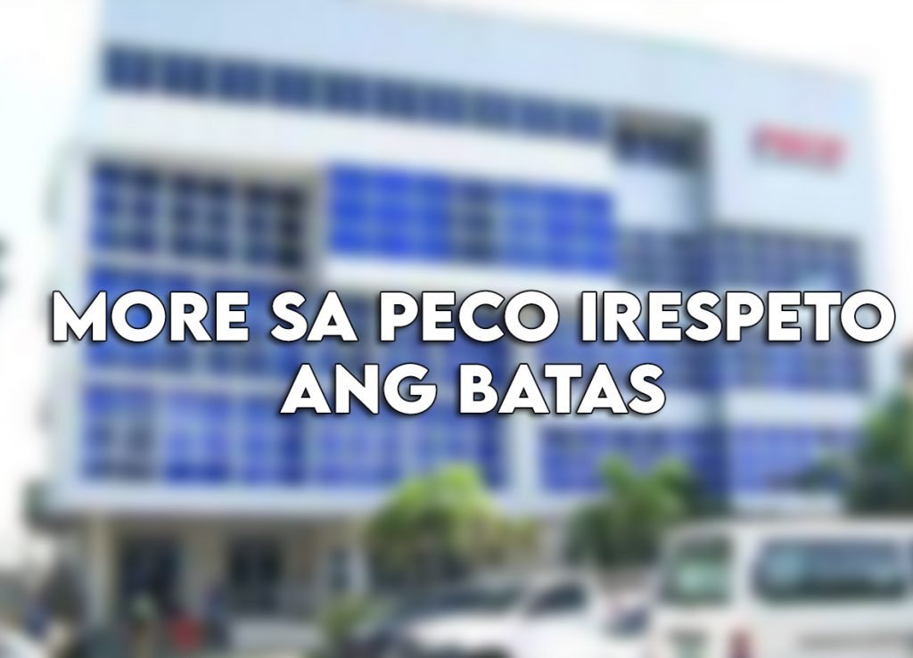 More sa PECO IRESPETO ANG BATAS - SAKSI NGAYON