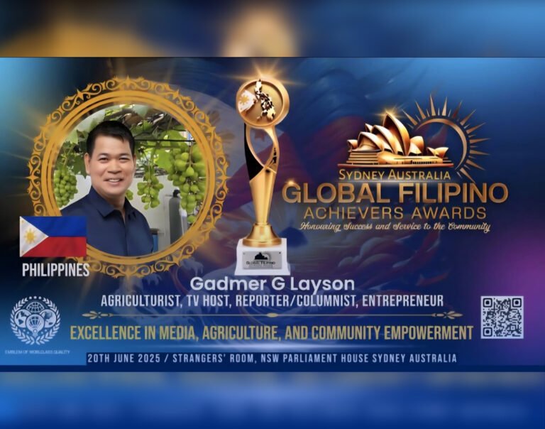 MAGSASAKANG REPORTER, GLOBAL FILIPINO AWARDEE - SAKSI NGAYON